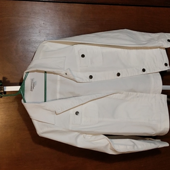 The TOG shop | Jackets & Coats | White Jean Jacket | Poshmark